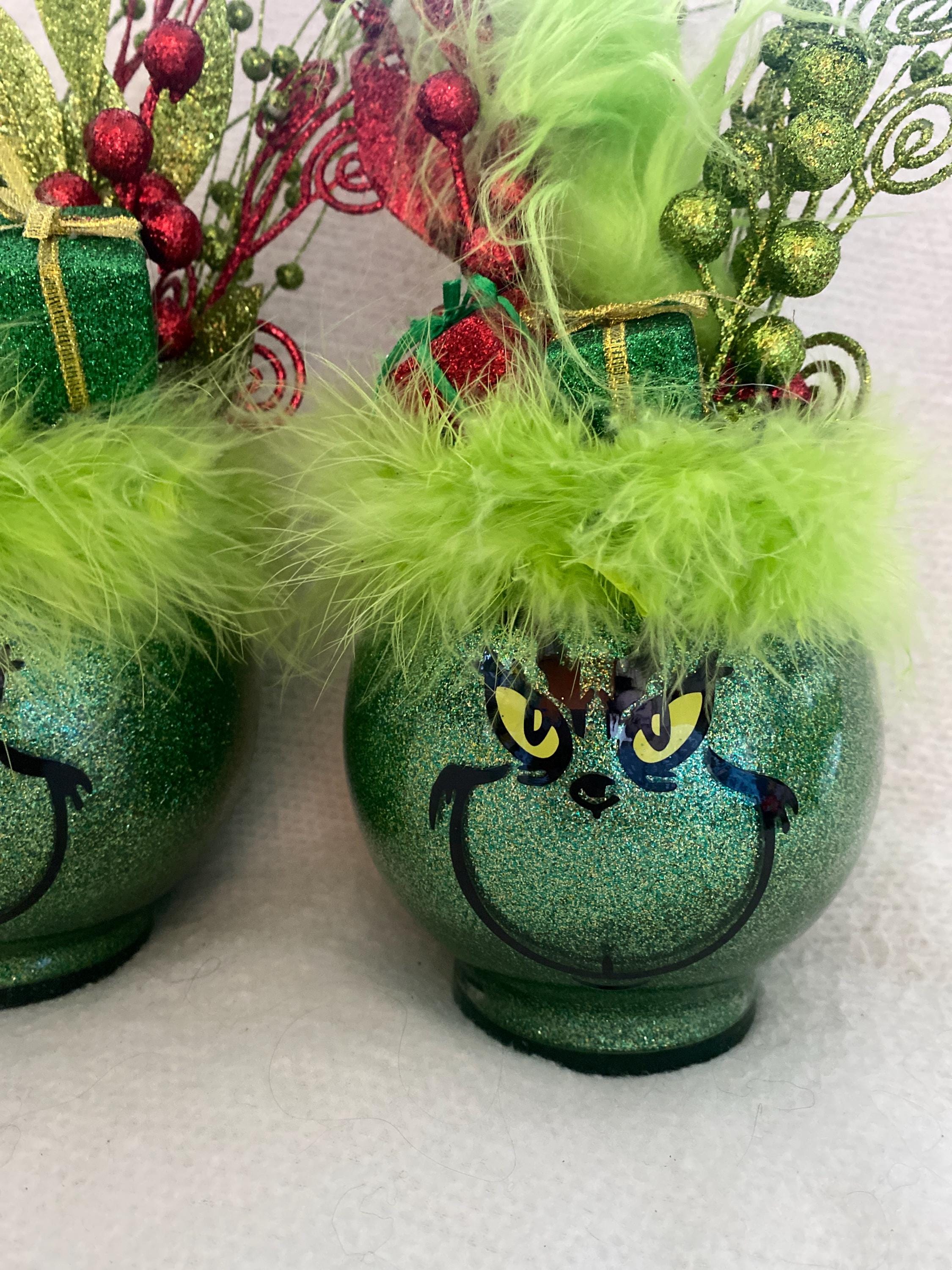 Grinch Floral Arrangement **fan Favorite** - Etsy