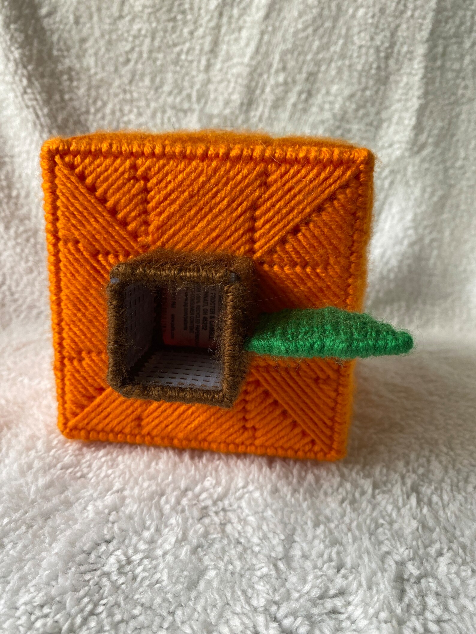 Pumpkin Tissue Box Cover - Etsy