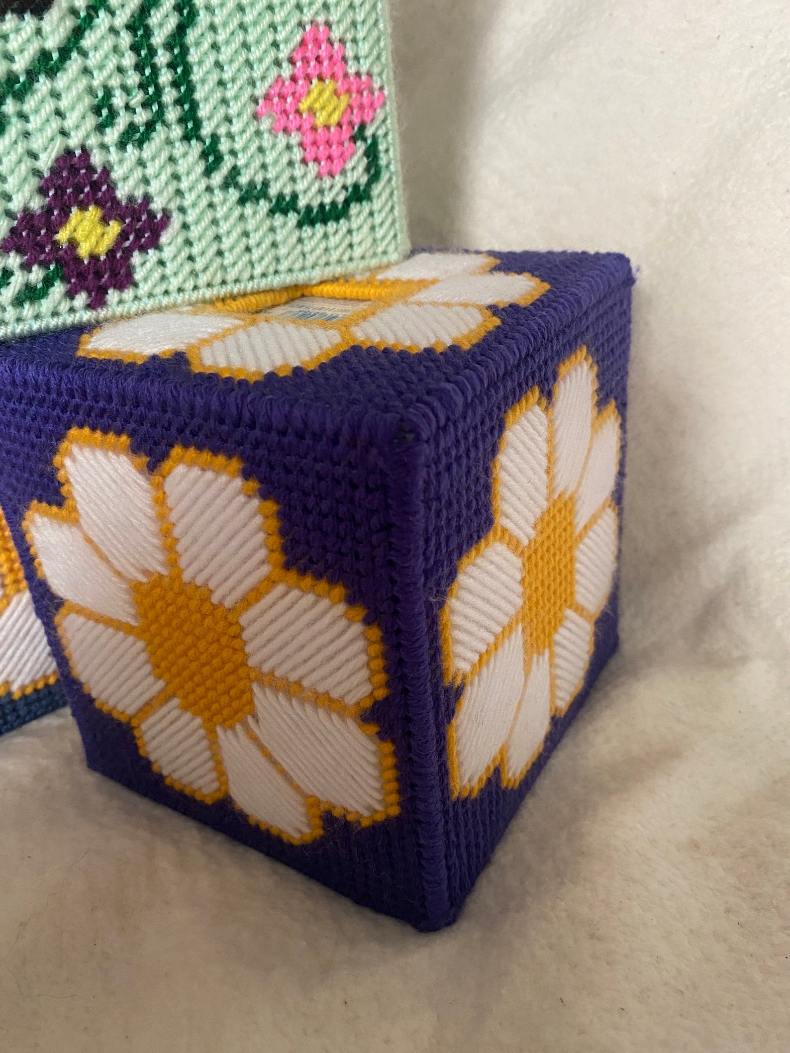 Butterfly/daisy Tissue Box Covers - Etsy