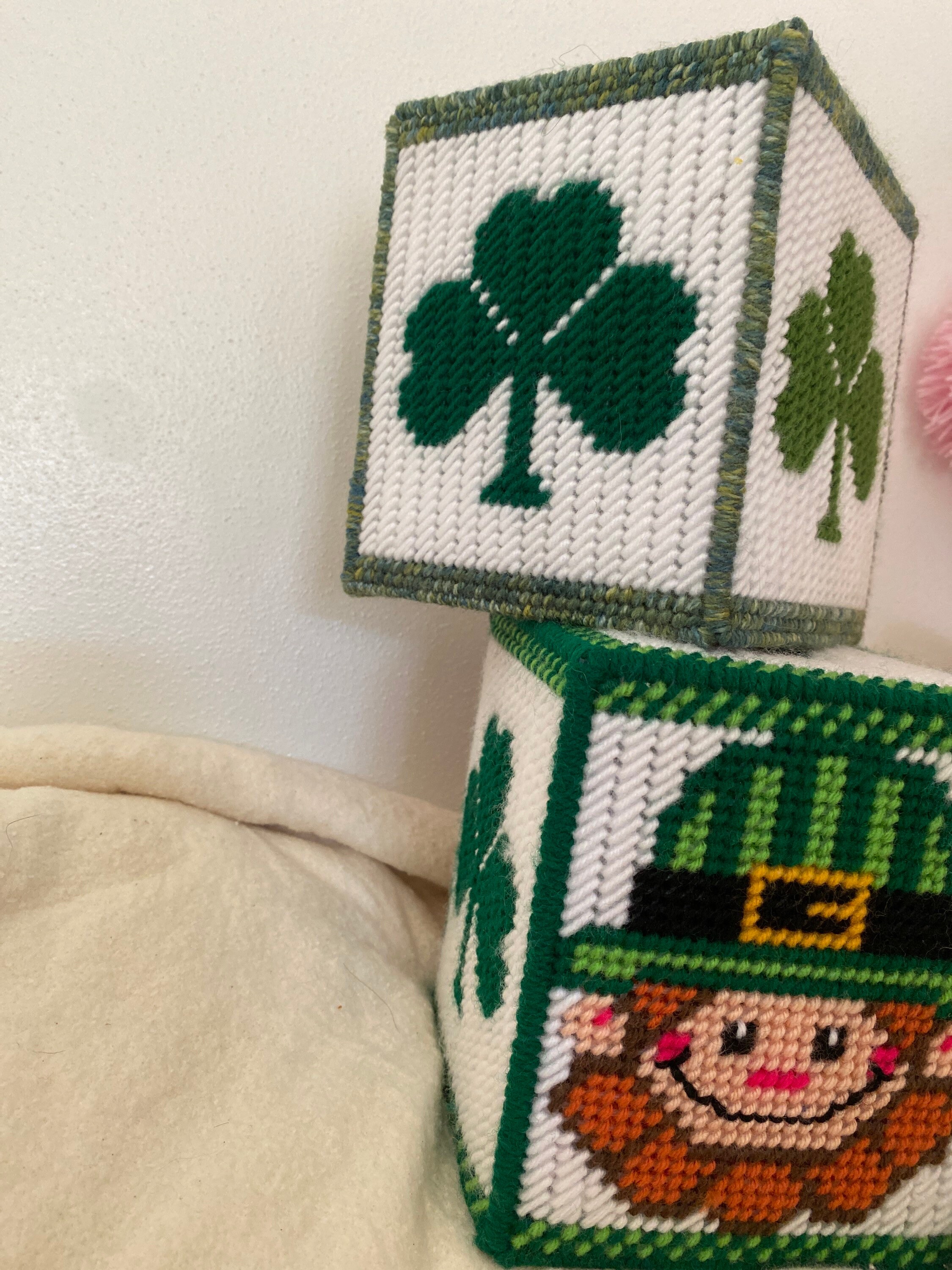St Patrick’s Day Tissue Box Cover - Etsy