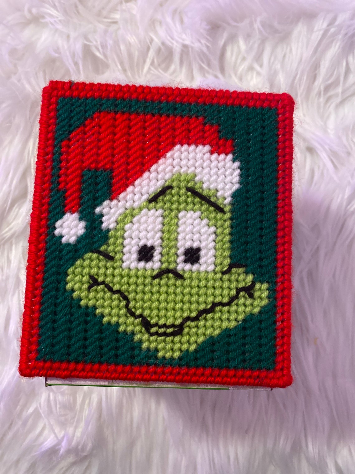 Grinch Tissue Box Cover - Etsy