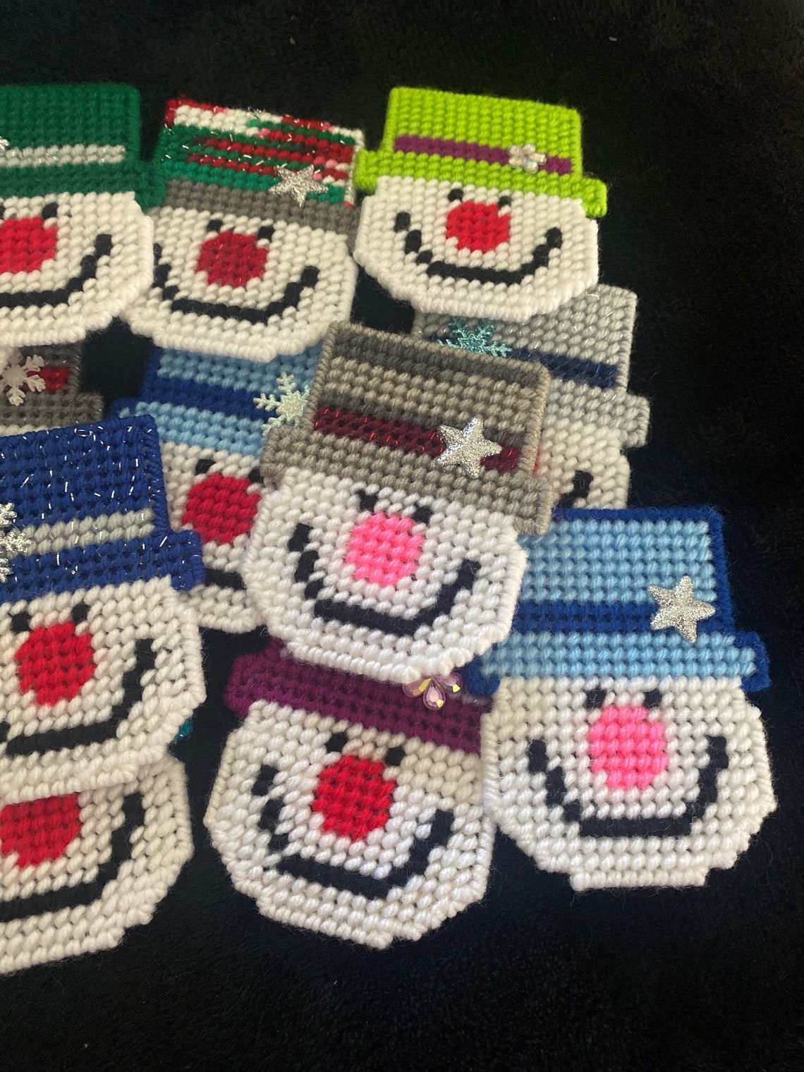 Snowman Red Nose Magnets - Etsy