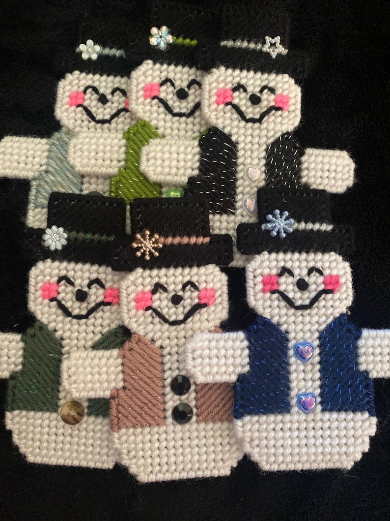Happy Snowman Magnets - Etsy