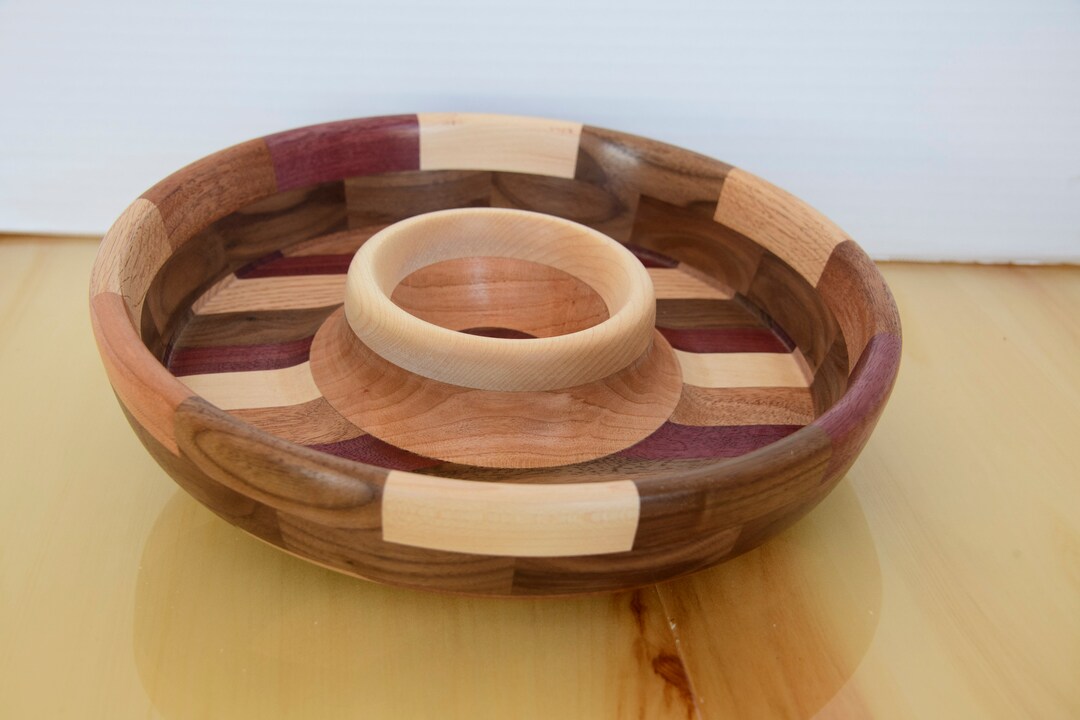 NEW 11 Inch Mixed Wood Segmented Crudités/vegetable Platter - Etsy