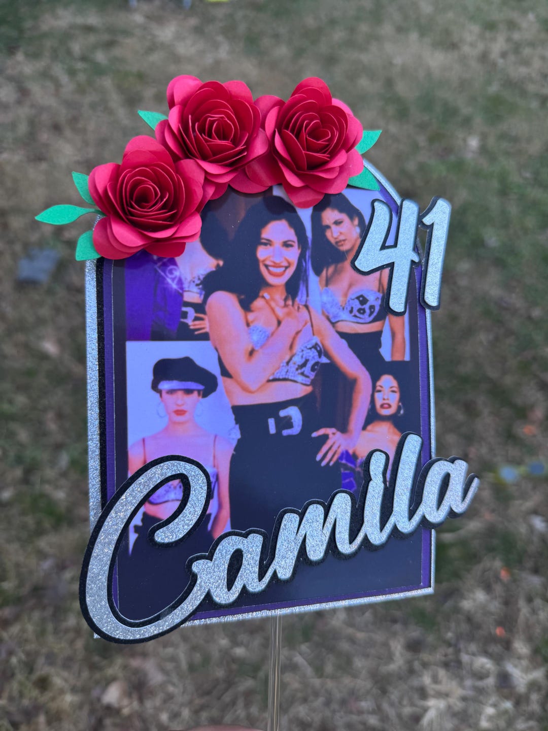 Selena Quintanilla Inspired Cake Topper, Selena Topper, Bidi Bidi Cake ...