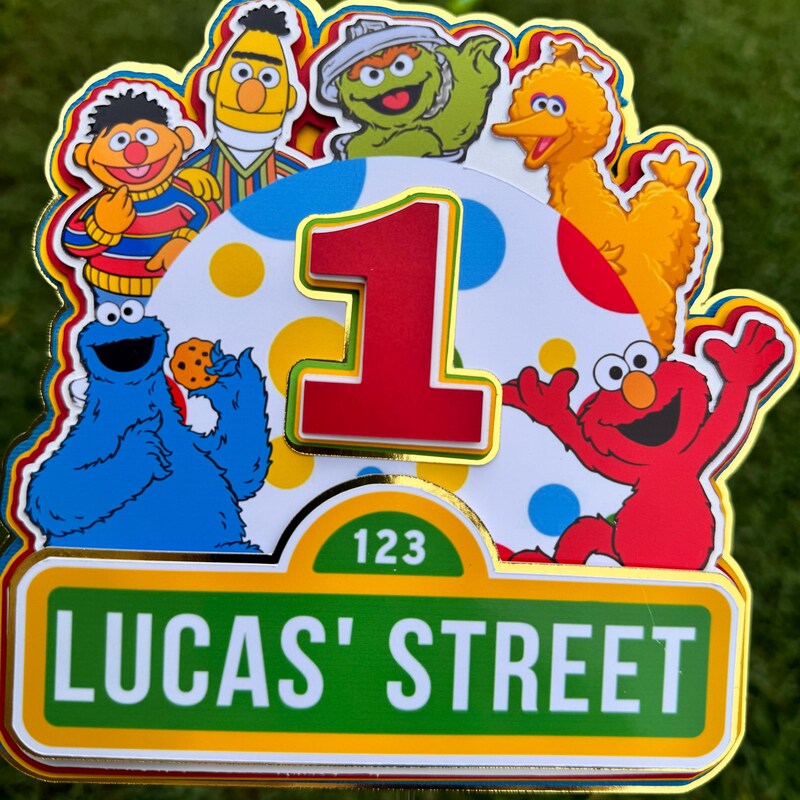 Elmo Cake Topper - Etsy