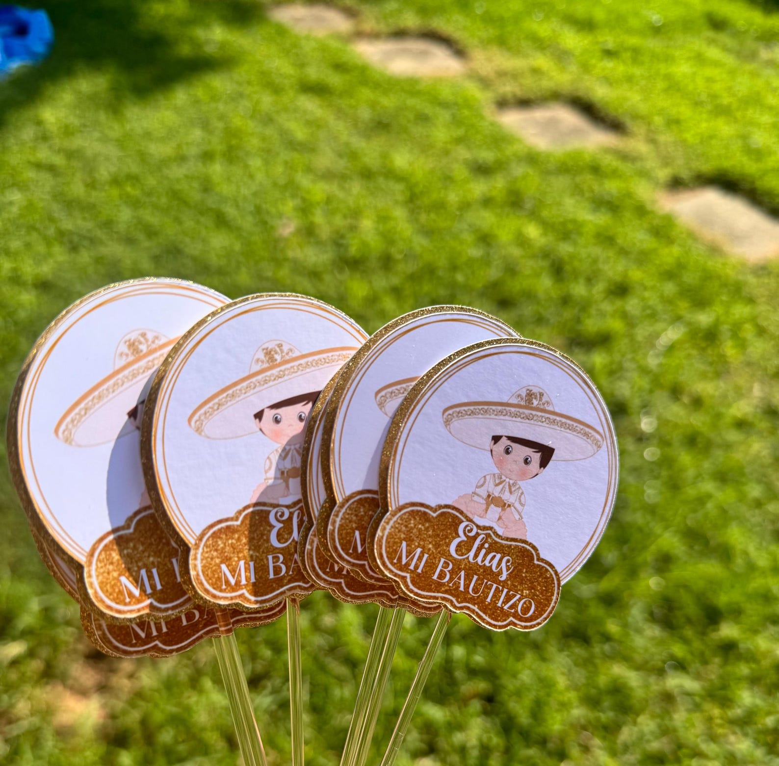 Charro Cake Topper, 12pc Charro Cupcake Toppers, Bautizo Y Primer Año ...