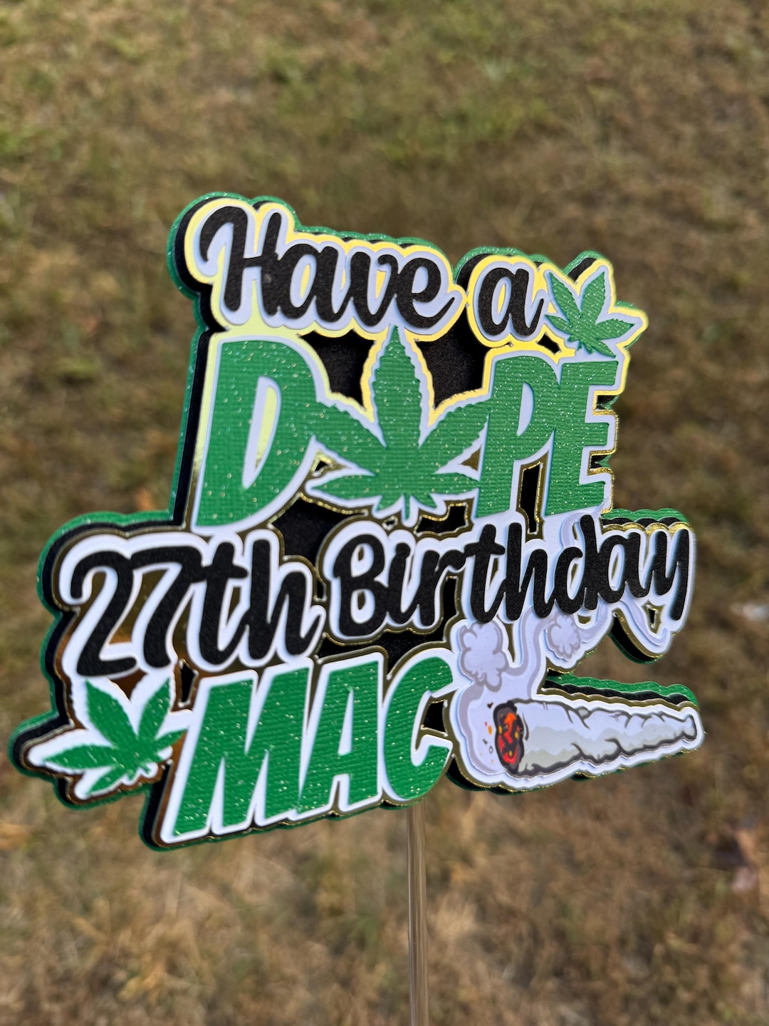 420 Cake Topper, Dope Birthday Cake Topper, Mary Jane Cake Topper - Etsy
