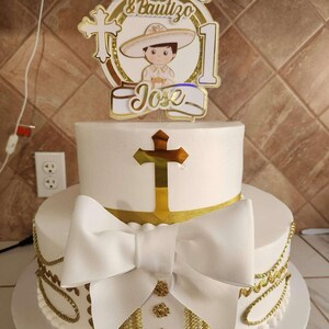 Charro Cake Topper, Baby Charro, Primer Año Cake Topper, Bautizo Cake ...