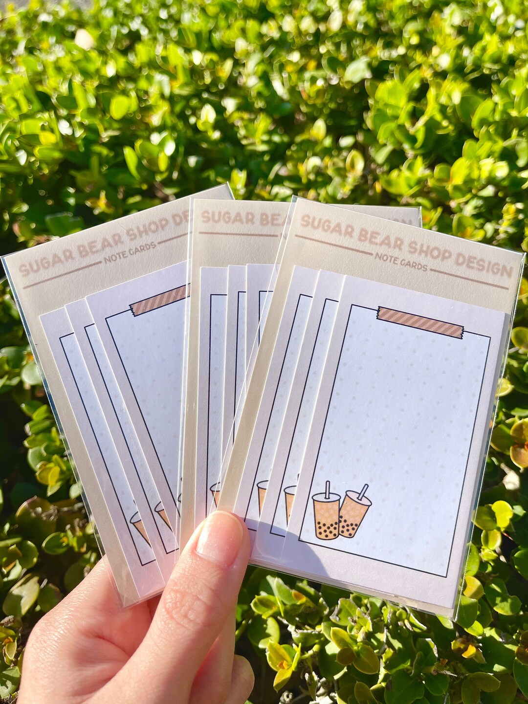 Boba Note Cards - Etsy