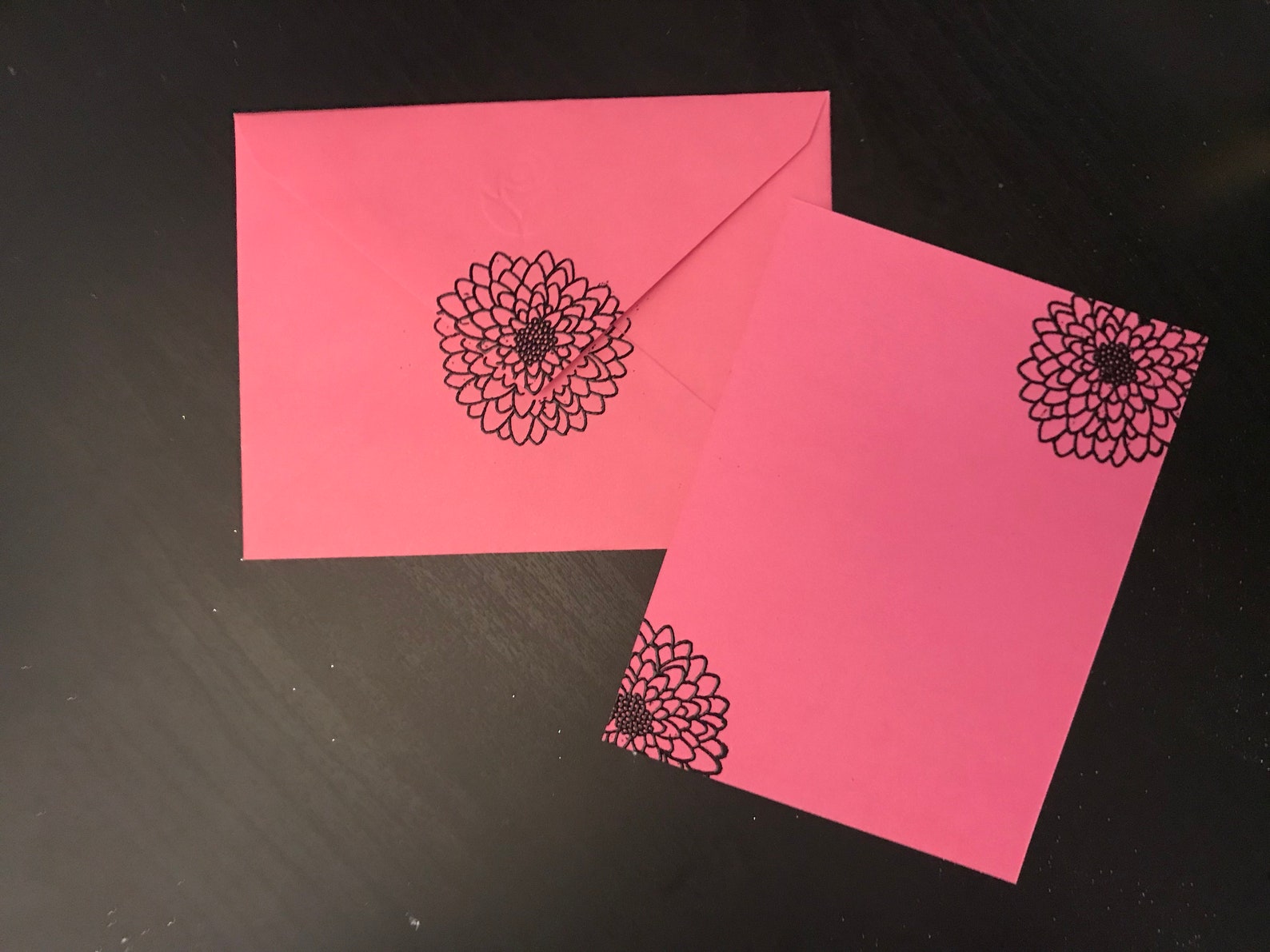 Heat Embossed Cards and Envelopes Pack of 8 - Etsy