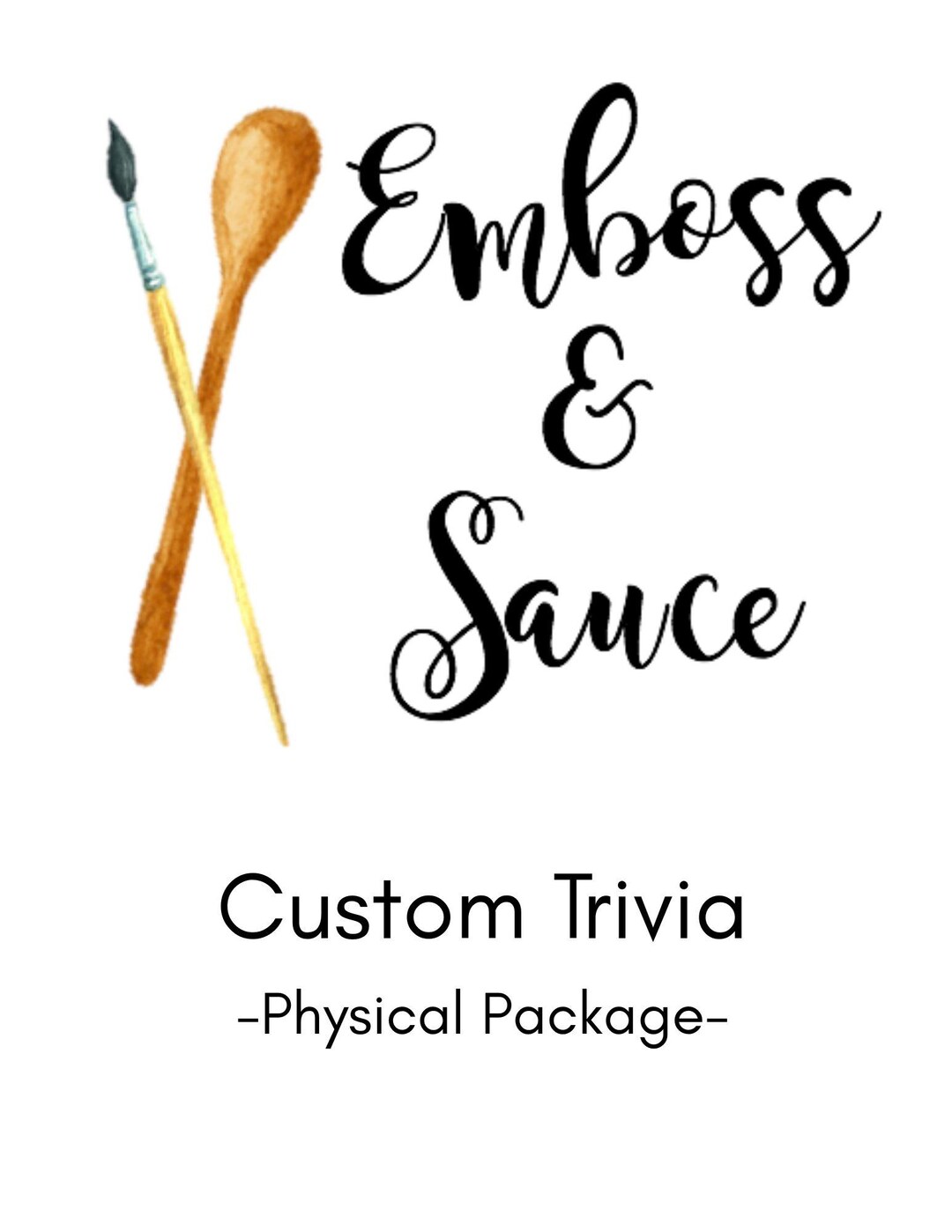 Custom Trivia Game *physical Package* - Etsy