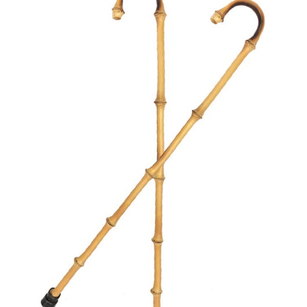 Bamboo Walking Stick - Etsy