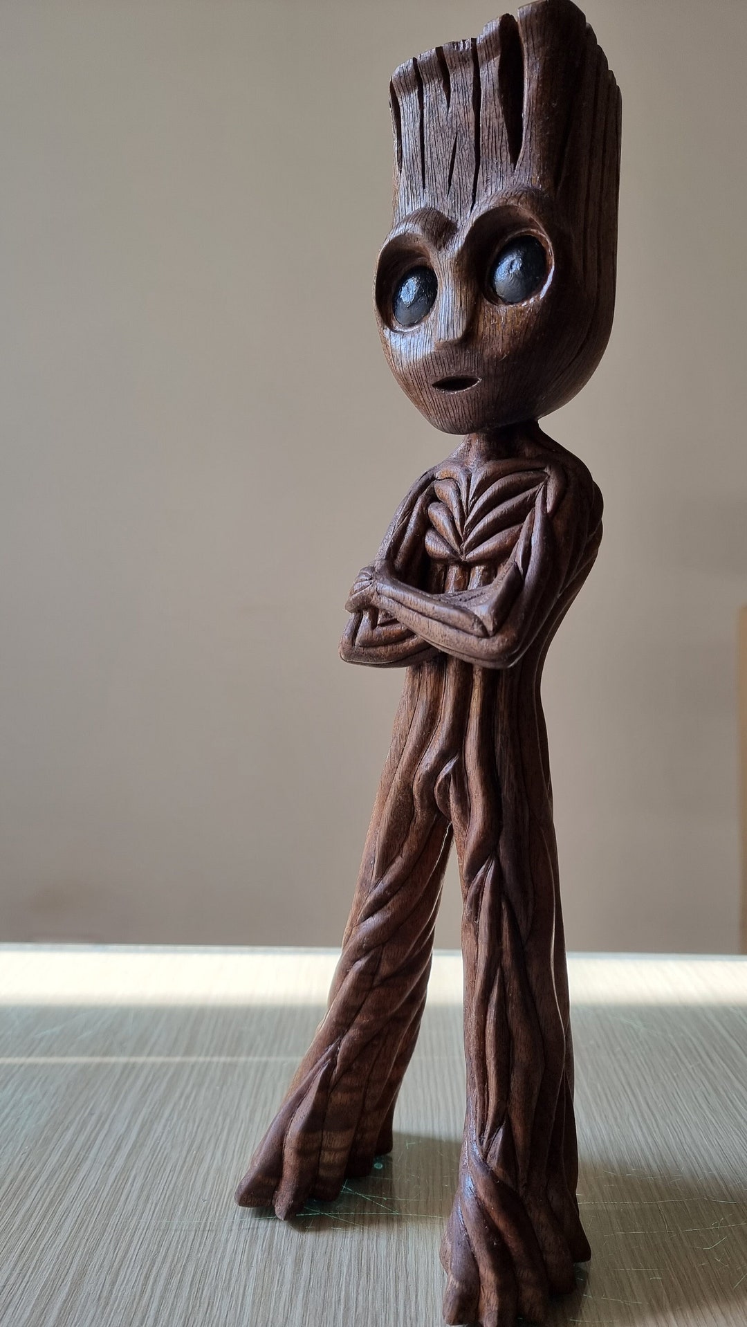 Baby Groot, Groot, Marvel, Comics, Wood Carving, Art, Collection ...