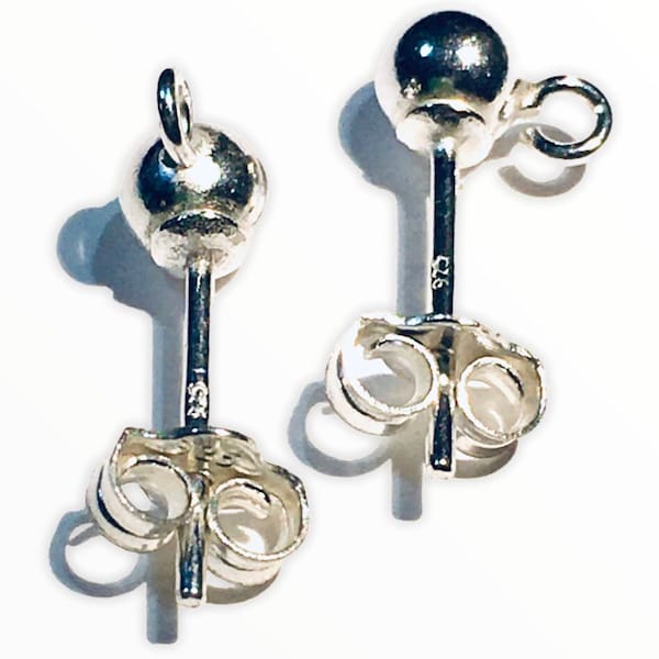 Ball Post Earrings - Etsy