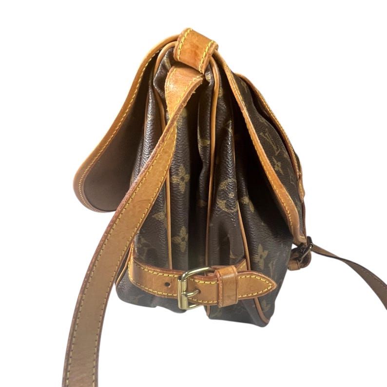Louis Vuitton SAUMUR 30 Monogram Messenger Crossbody Authentic Vintage ...