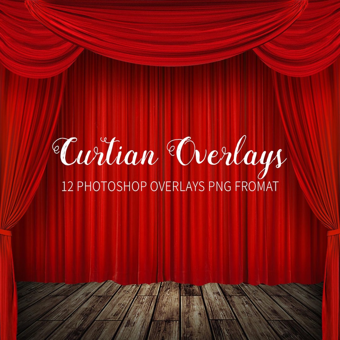 Curtain Overlay: Stage Curtain, Theatre Curtains, Stage Background ...