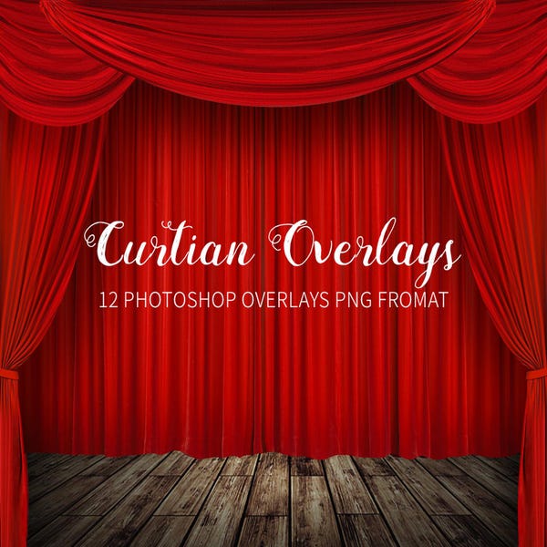 Red Theater Curtains - Etsy