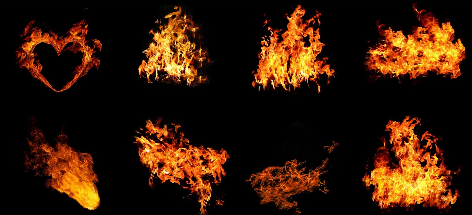 Fire Overlaysflame Overlays Christmas Campfire Overlays and - Etsy