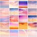 55 Sunset Overlays, Dramatic Sunset and Clouds, Photoshop Overlay ...
