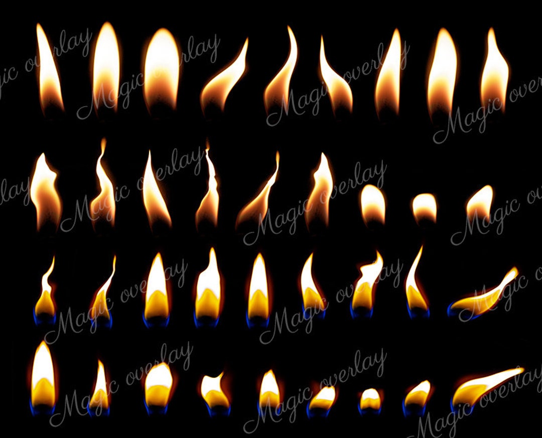 Candle Flame Overlay：candle Flame Light Photoshop Overlays,halloween ...