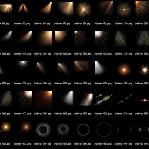 56 Sunbeam Overlays, Sunshine Overlays,photoshop Overlays, Sunlight ...