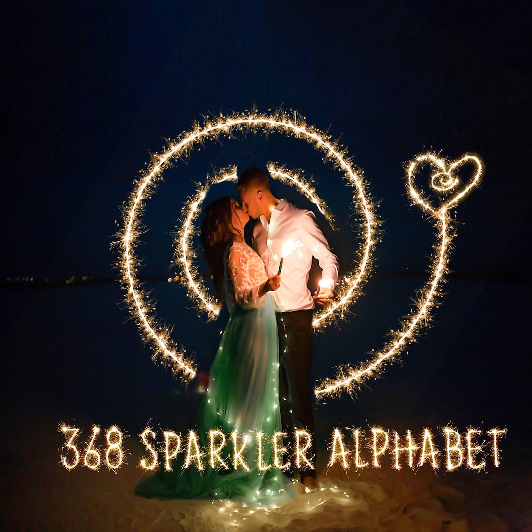 Christmas Sparkler Font: Christmas Firework Letters Overlays, Christmas ...