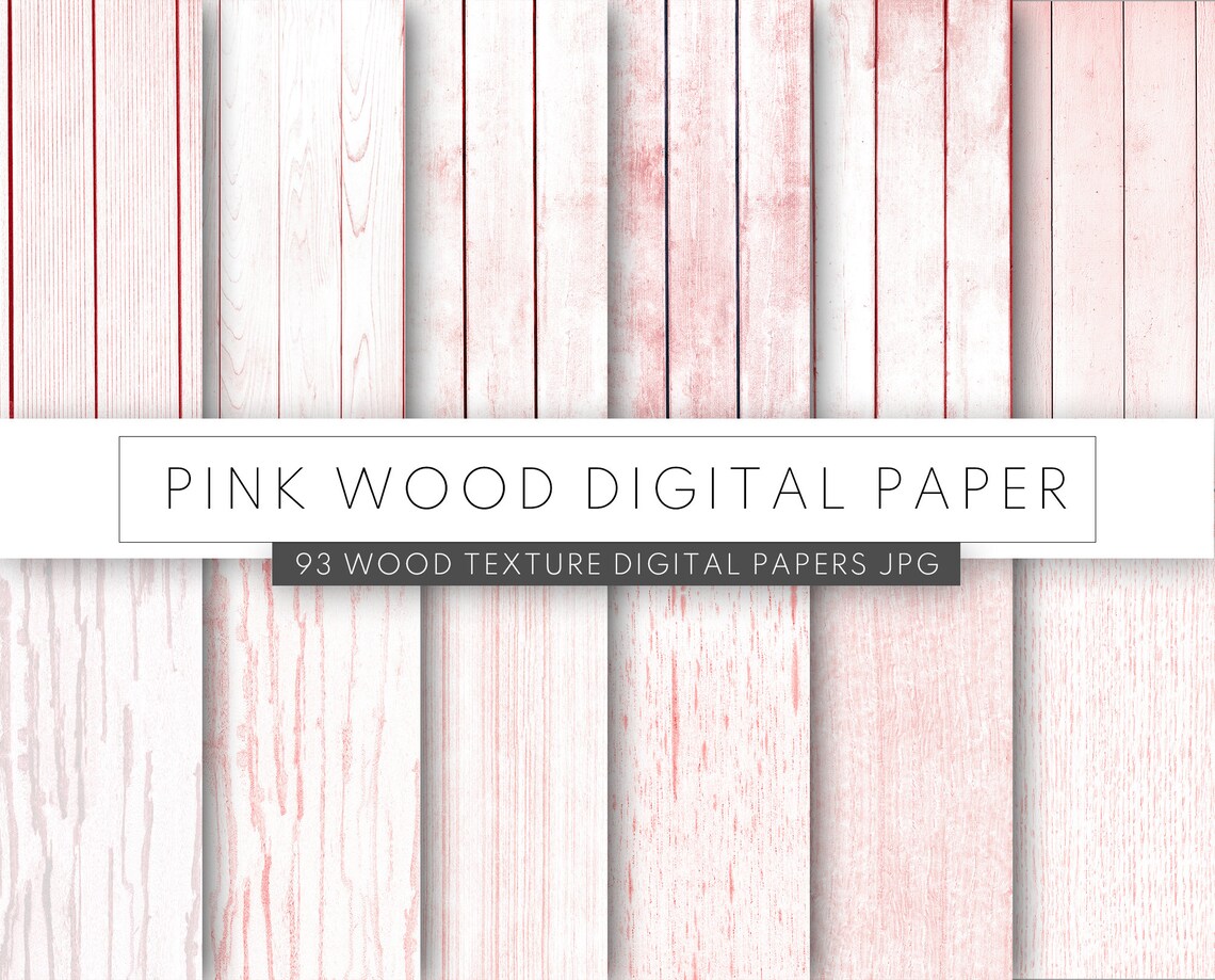 93 Pink & Red Wood Texture: Light Color Wood texture | Etsy
