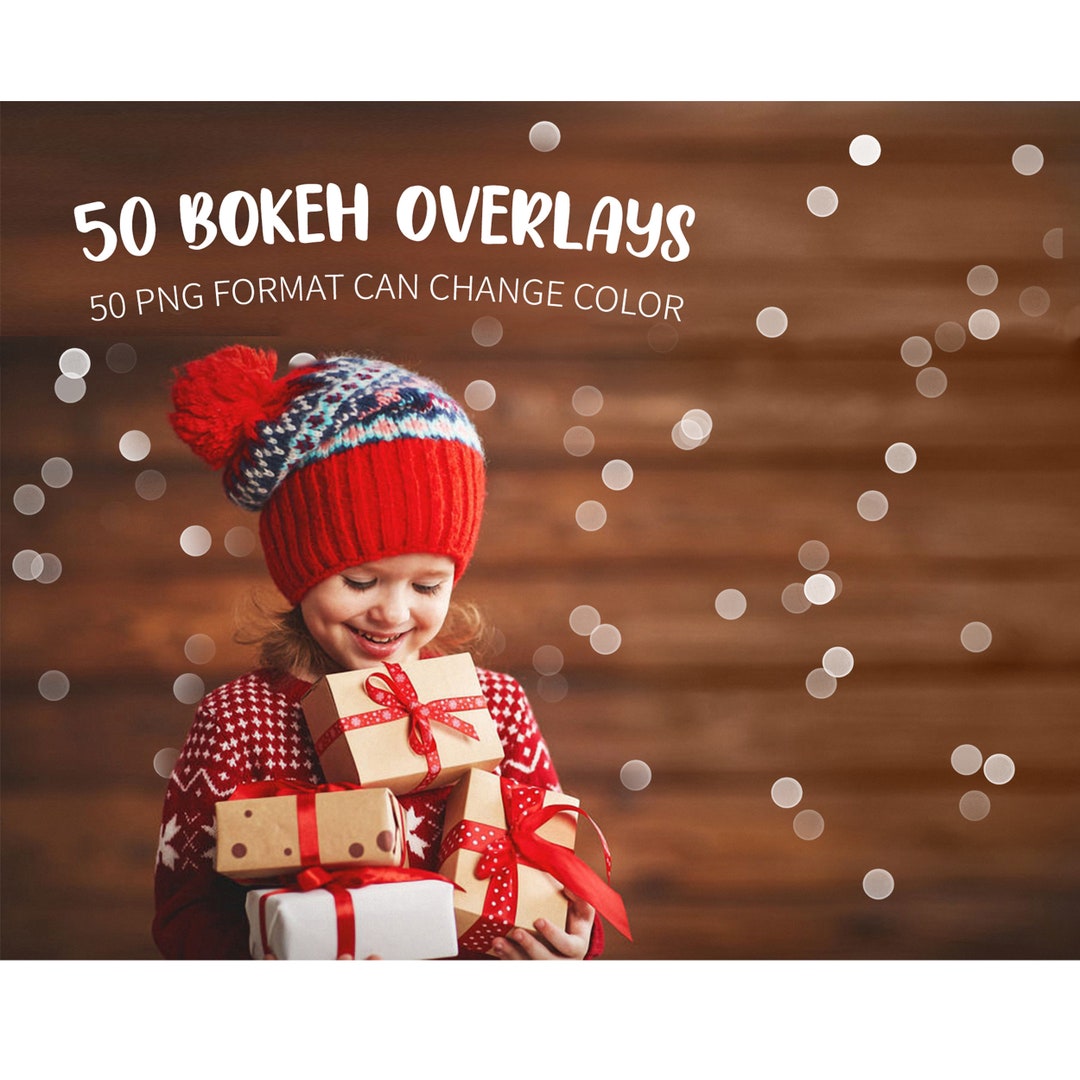 Christmas Silver Bokeh: Bokeh Lights Overlays, Bokeh Effect, Photo ...