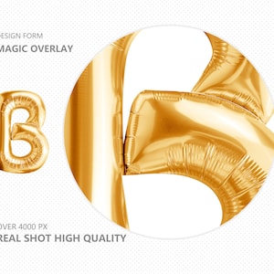800+ Letters & Numbers Foil Balloon Overlays,birthday Party Overlays ...