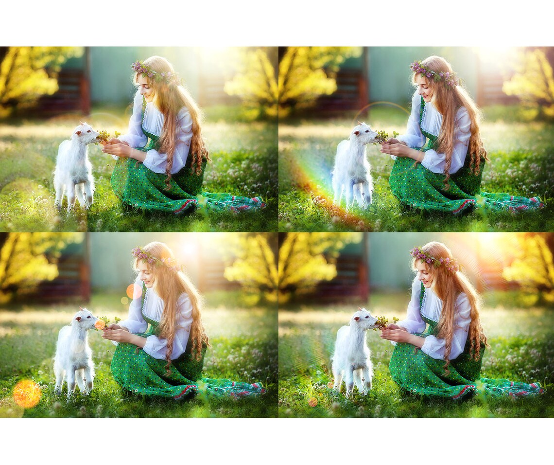 70 Sunlight Overlaysphotoshop Overlayssun Bokeh Overlays Sun | Etsy