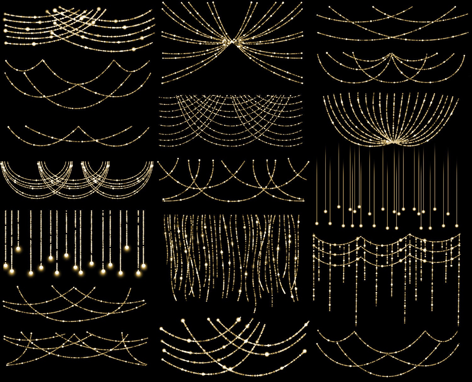 220 String Light Overlaysnew Year Christmas Lights String - Etsy