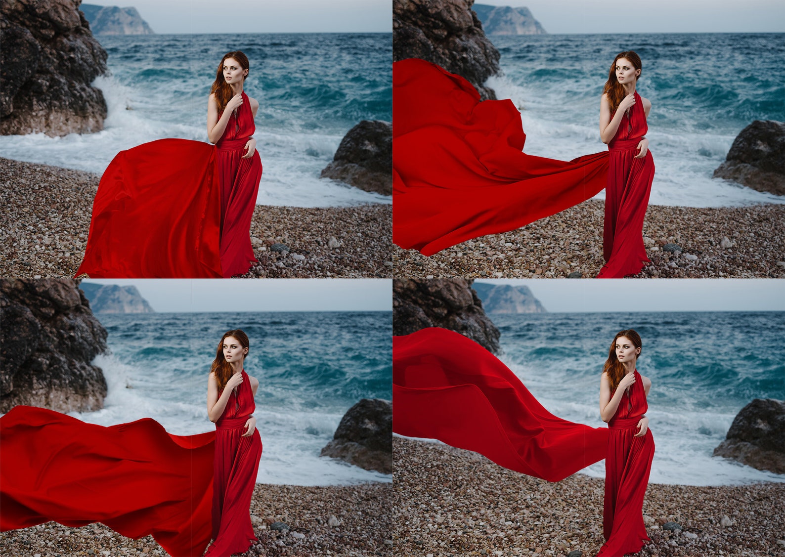 300 Red Flying Fabric Overlays: Flying Silkflowing Cloth - Etsy