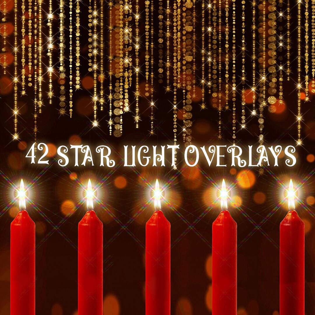 42 Starlight Overlays：christmas Starlight Overlays, Candlelight Overlay ...