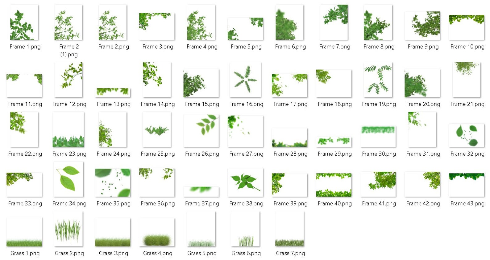 100 Tree and leaves photoshop overlays:wedding photoshop | Etsy