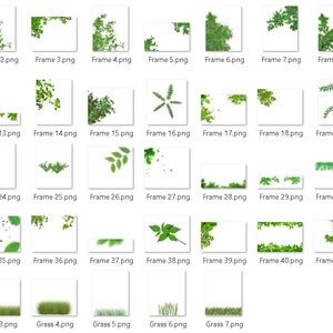 100 Tree and leaves photoshop overlays:wedding photoshop | Etsy