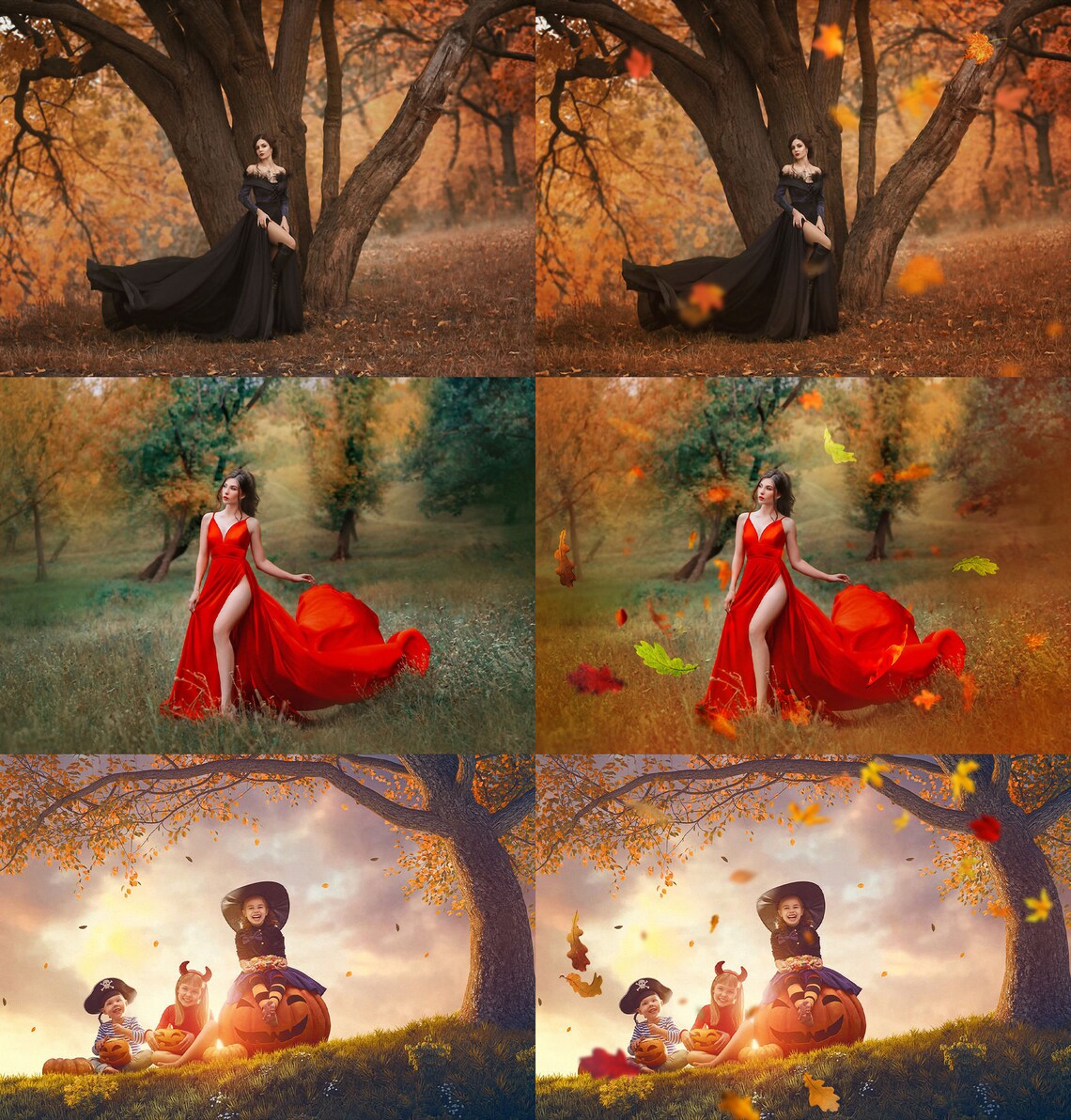 90 Autumn Leaves Overlay: Falling Maple Leaves Fall Leaves - Etsy