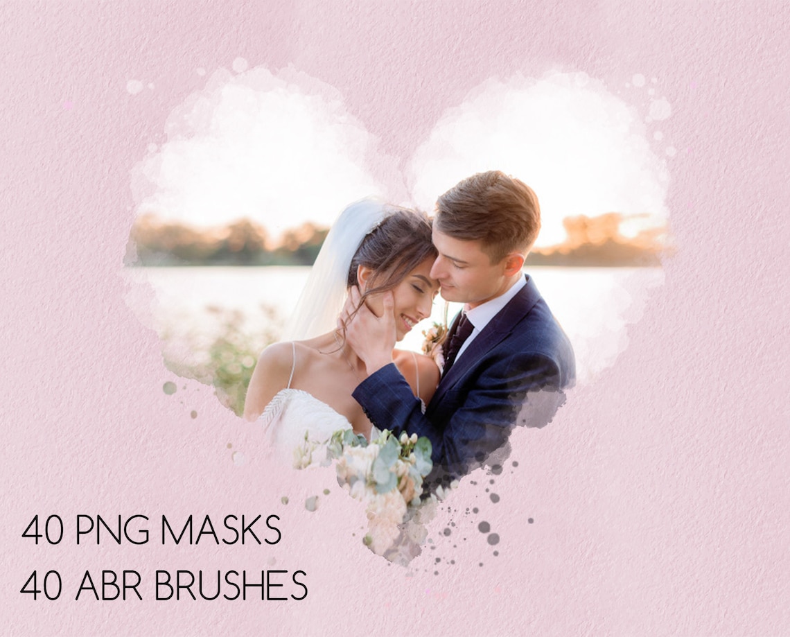 40 Watercolor Portrait Maskswatercolor Png - Etsy