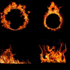 Fire Overlays：flame Overlays, Christmas Campfire Overlays and Bonfire ...