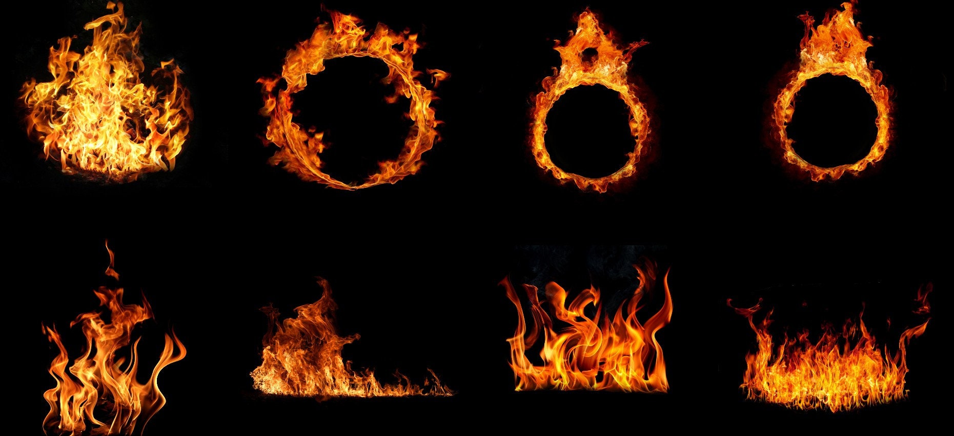 Fire Overlaysflame Overlays Christmas Campfire Overlays and - Etsy