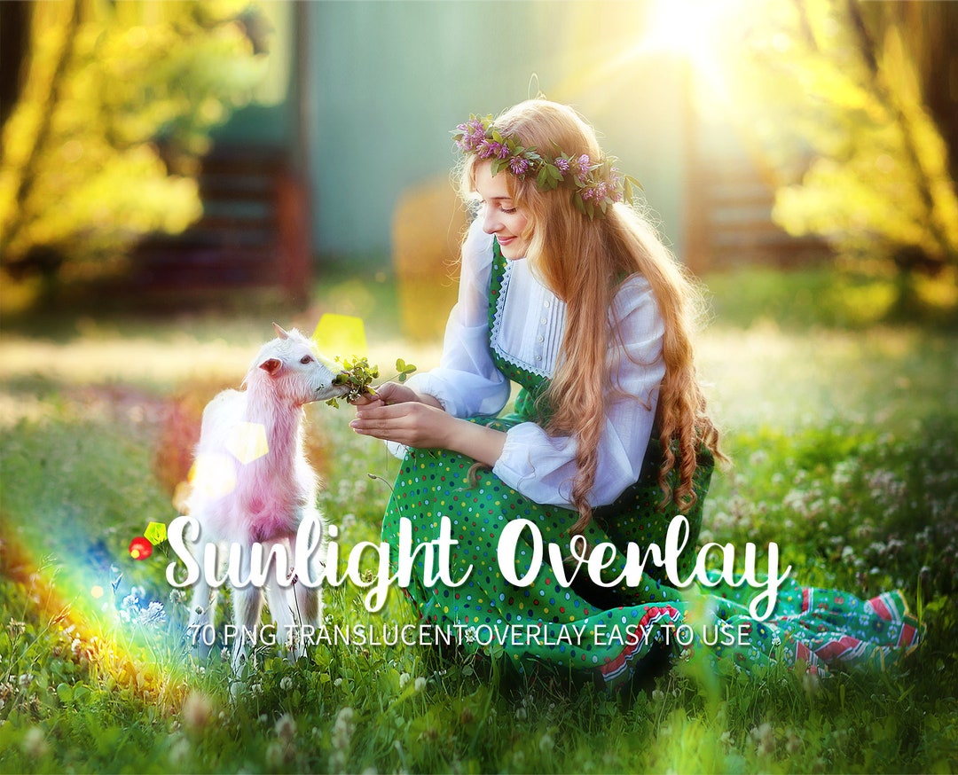 70 Sunlight Overlaysphotoshop Overlayssun Bokeh Overlays Sun - Etsy