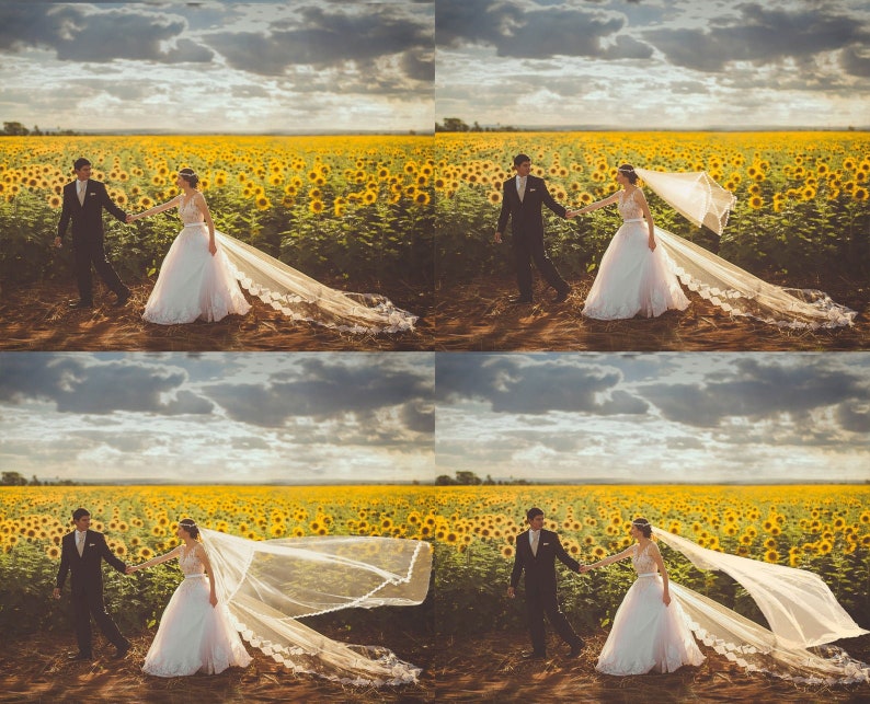 Buy 80 Wedding Veil Overlays Wedding Dress Overlays Flying Online in ...