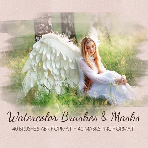 40 Watercolor Portrait Maskswatercolor Png - Etsy