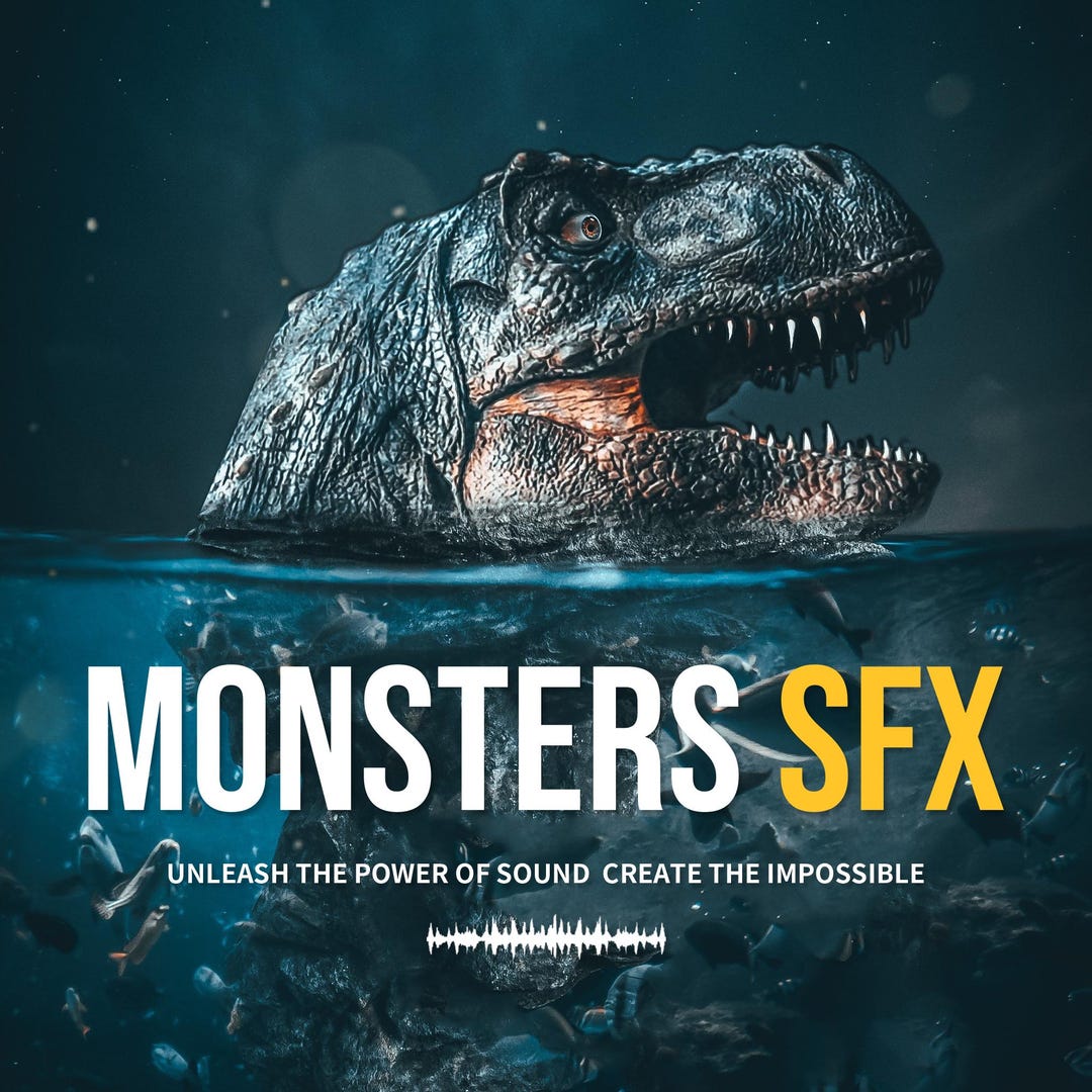 189 Monster Dinosaur Sound Effects Pack Perfect for Sci-fi, Fantasy ...