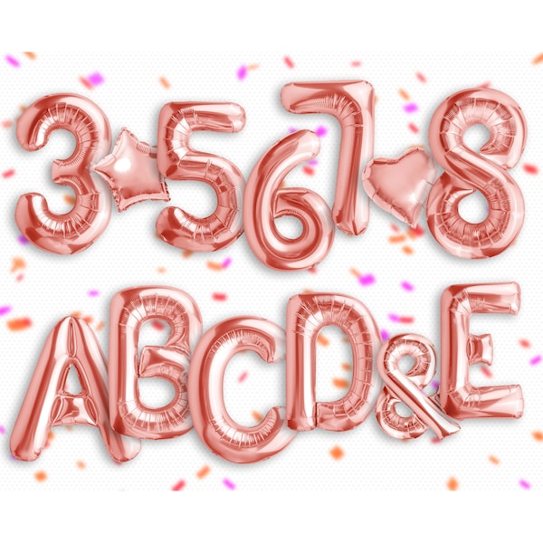 Gold Foil Number Balloon - Etsy