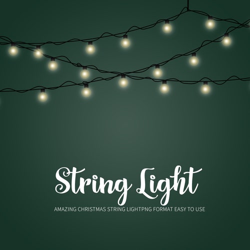 String Lights Photoshop Overlays 8 Fairy Light Bokeh - Etsy
