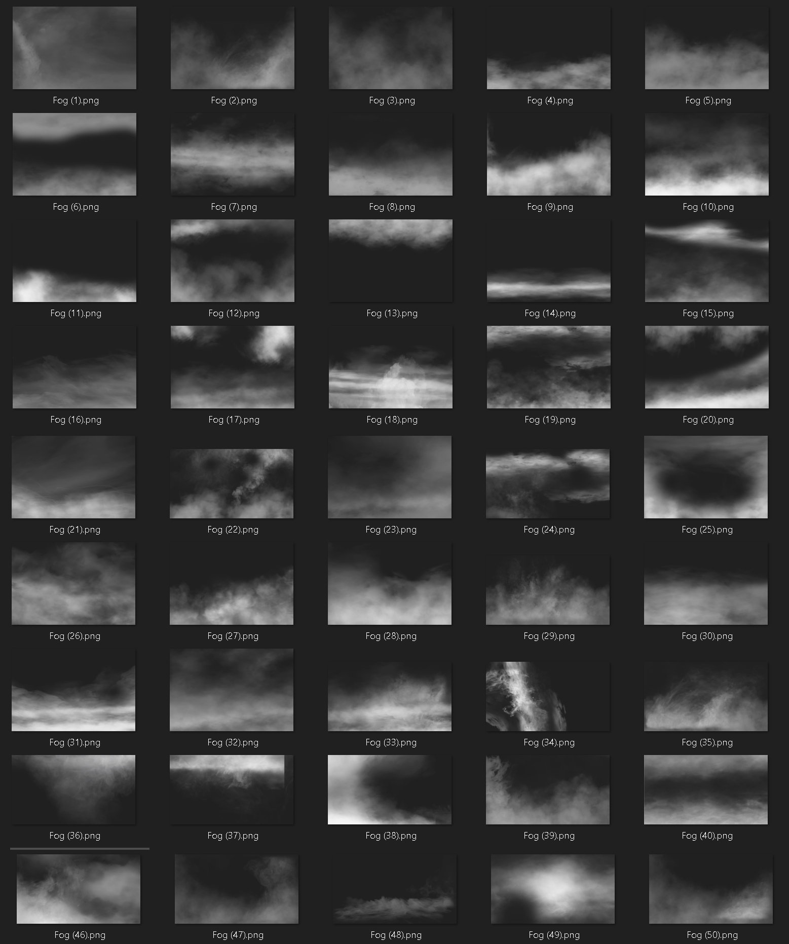 100 Real Fog Overlays: Real Fog Overlay Photoshop Weather - Etsy Australia