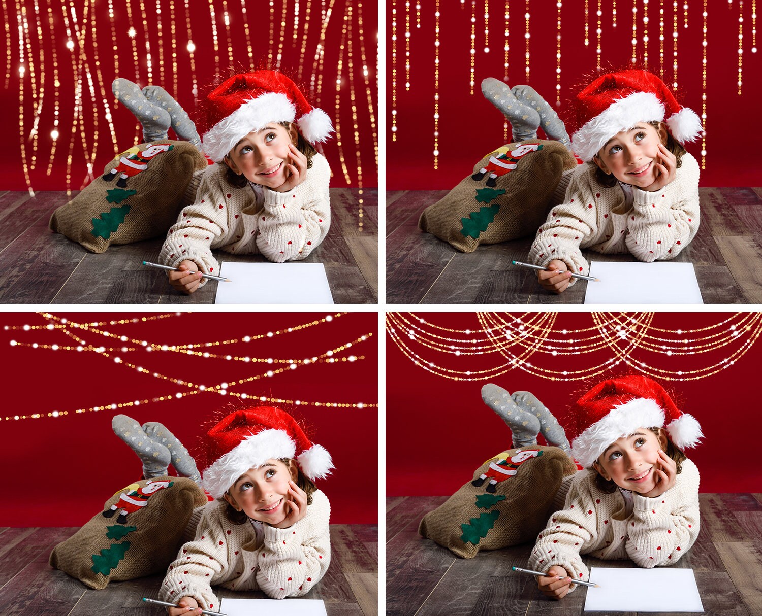 220 String Light Overlaysnew Year Christmas Lights String | Etsy