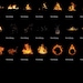 Fire Overlaysflame Overlays, Christmas Campfire Overlays and Bonfire ...