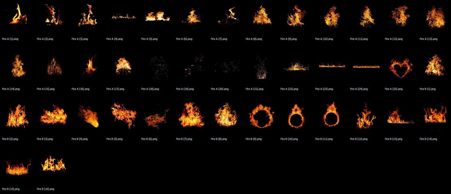 Fire Overlaysflame Overlays Christmas Campfire Overlays and - Etsy